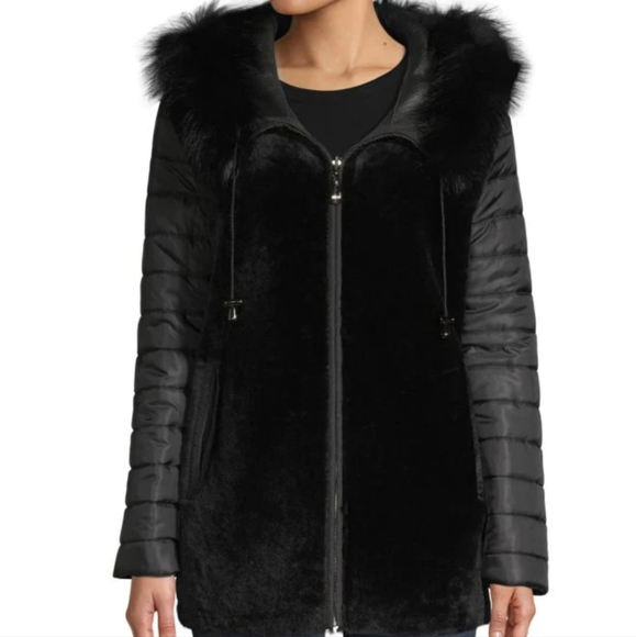 Belle Fare | Jackets & Coats | Belle Fare Reversible Merino Shearling ...